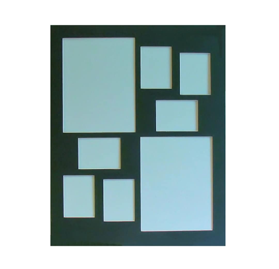 Collage Mat 16x20 Multi Opening for Picture Frame Conservation Matting ...