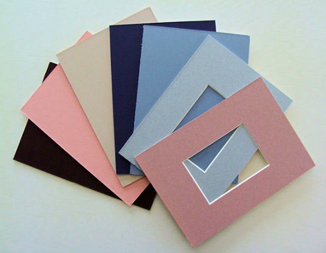 ACEO Picture Frame Mats 6 Six to Fit 2.5 X 3.5 Inch Photos Trading ...