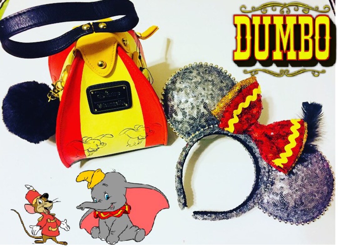 Dumbo Ears, Dumbo Mickey Ears, Dumbo Minnie Ears, Inspired Dumbo Ears ...