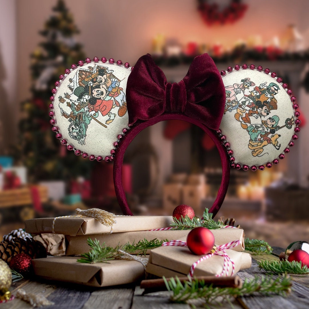 Mickeys Christmas Carol Ears/christmas Carol/vintage Christmas Carol ...