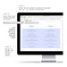 Adel: 5x7, 4x9, Printable Menu Template in Navy Blue, Calligraphy ...