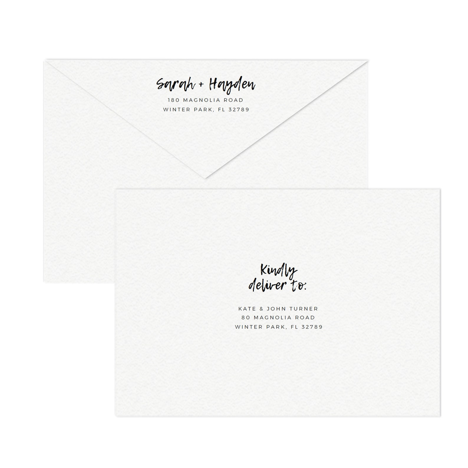 Lena: A7 Envelope Template Printable Calligraphy Envelope | Etsy