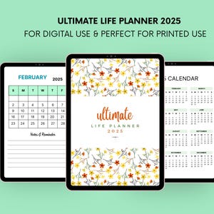 2025 Printable Productivity Planner Daily Planner, Weekly Planner ...