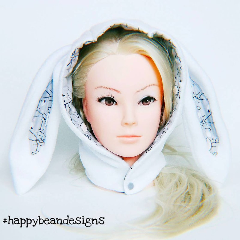 Bunny Fleece Hat - Etsy