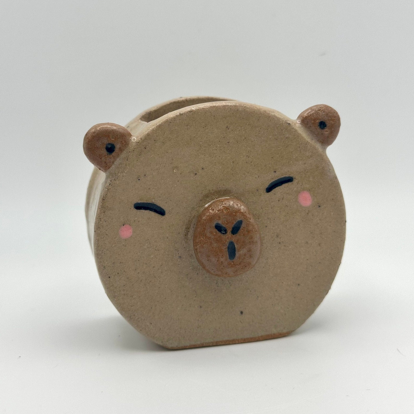 Mini Capybara Ceramic Handmade Vase - Etsy