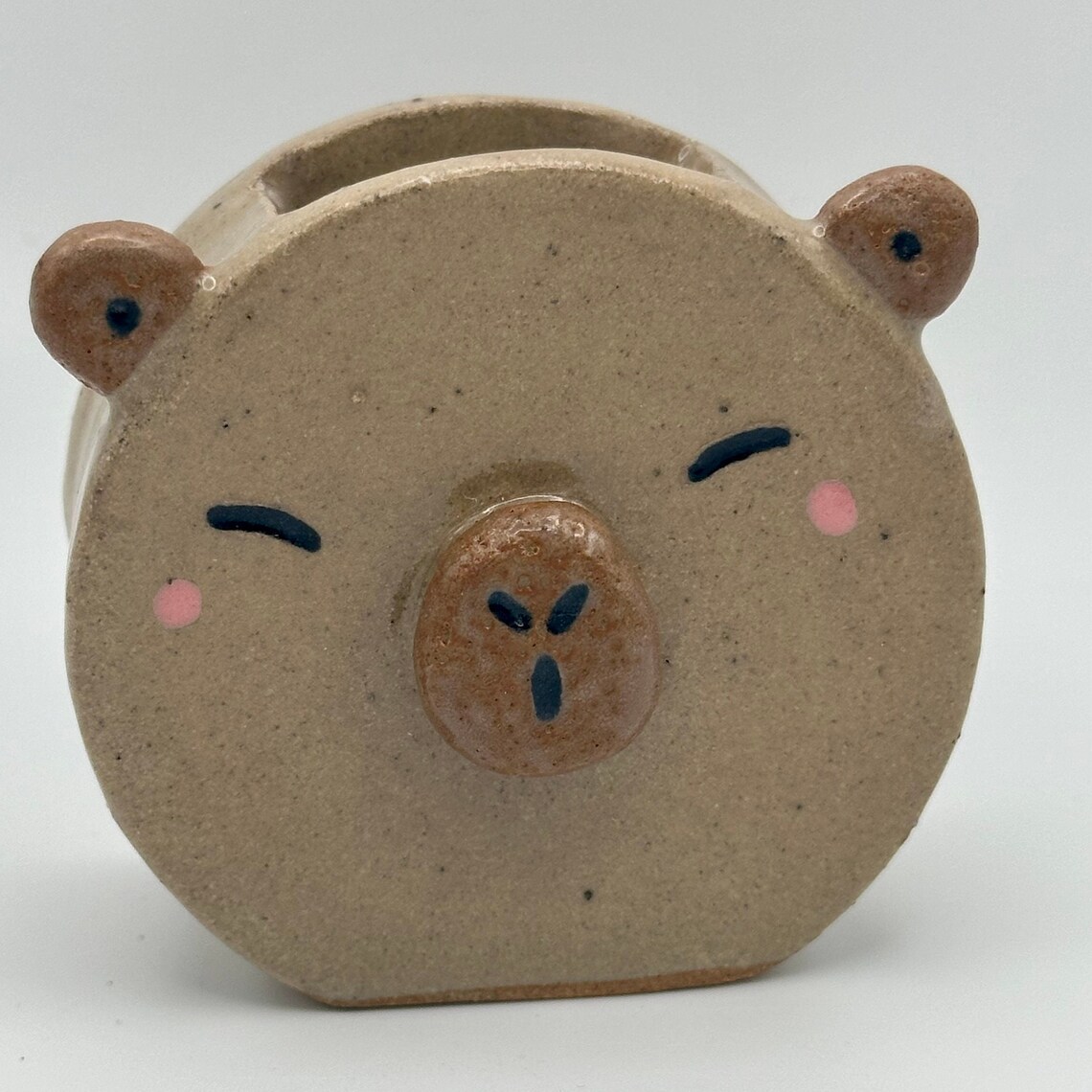 Mini Capybara Ceramic Handmade Vase - Etsy