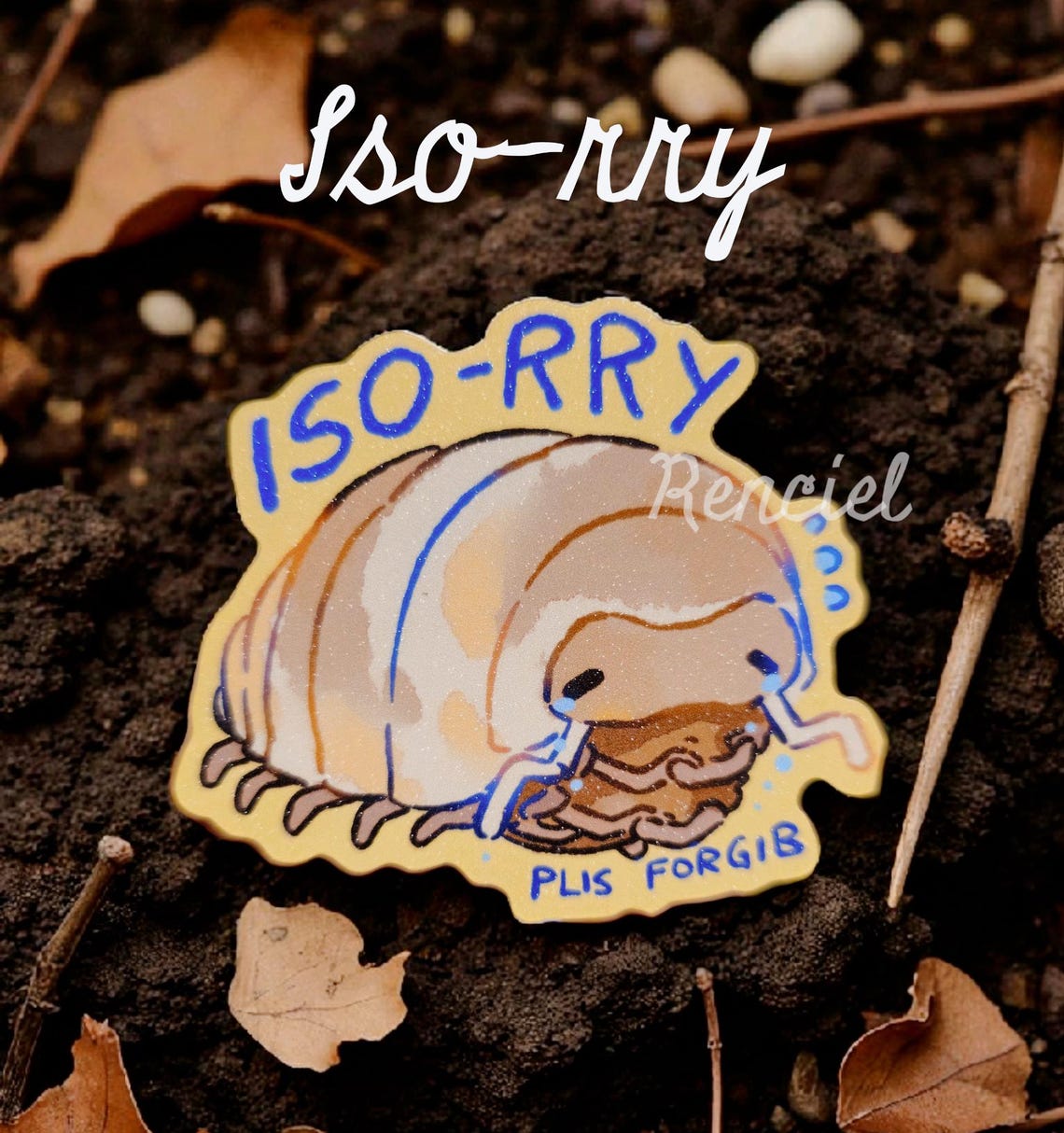 Isopod Series 2 Sticker Pack: Silly Wholesome Quotes, Waterproof Decals ...