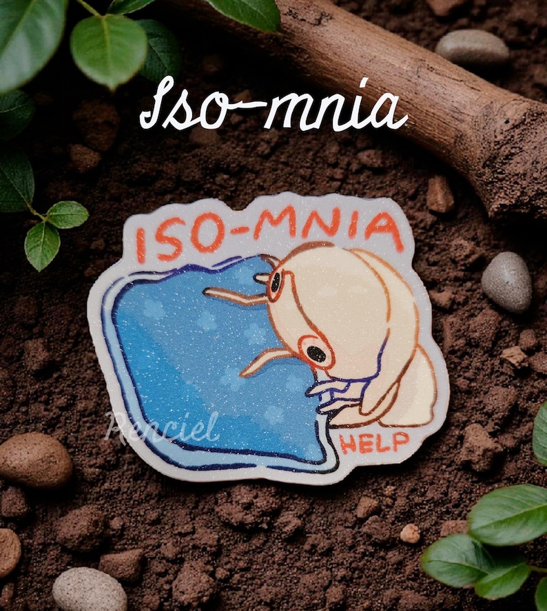 Isopod Series 2 Sticker Pack: Silly Wholesome Quotes, Waterproof Decals ...