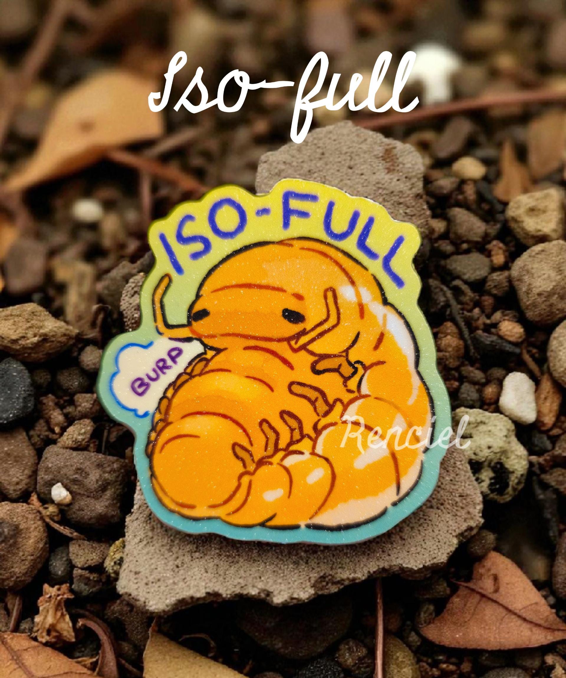 Isopod Series 2 Sticker Pack: Silly Wholesome Quotes, Waterproof Decals ...
