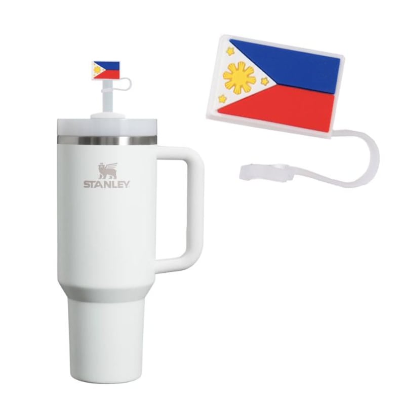 Philippines Flag Filipino Straw Topper Cover Stanley Quencher H20 30oz ...