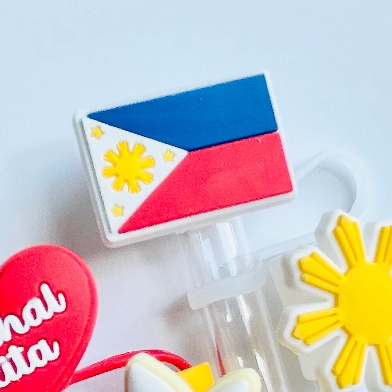 Philippines Flag Filipino Straw Topper Cover Stanley Quencher H20 30oz ...