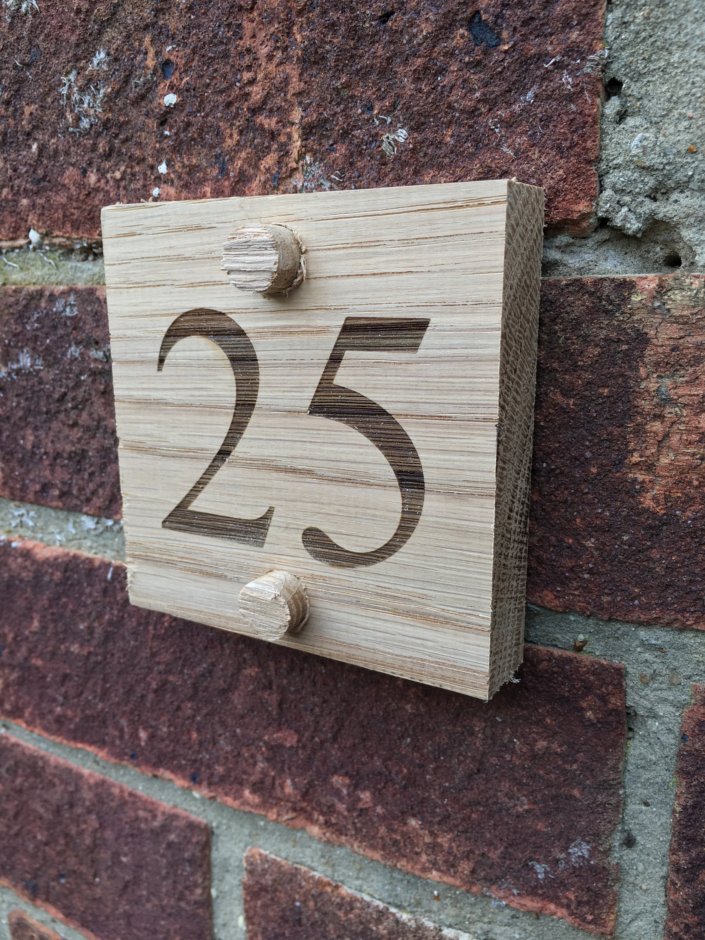 Personalised Oak House Sign Carved Custom Engraved Outdoor | Etsy