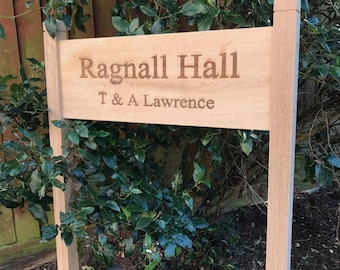 Free Standing House Signs - Etsy UK