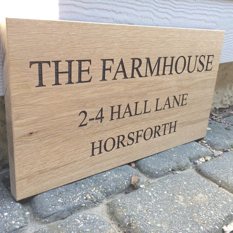 Oak Wood Sign Blanks - Etsy UK