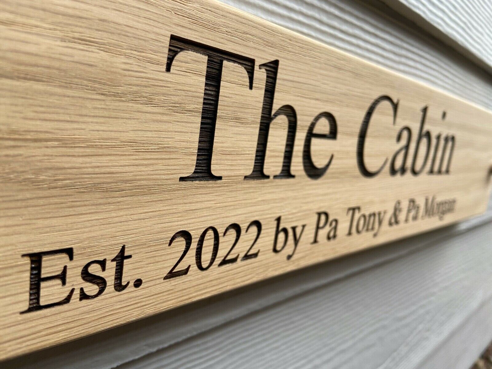 Oak House Sign / Wooden Sign / Bespoke Sign / House Plaque / - Etsy UK