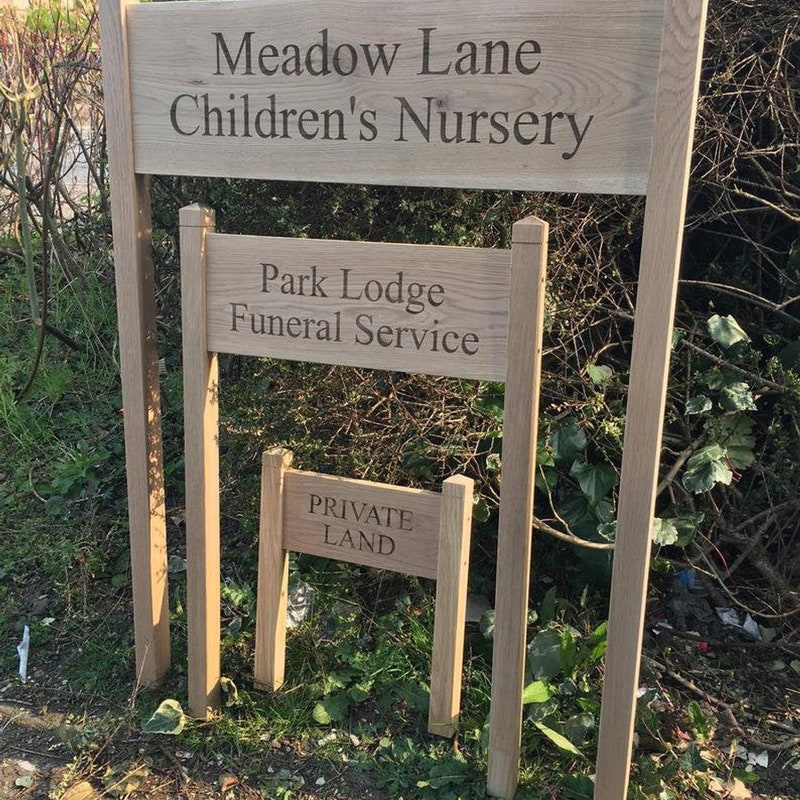 Wooden Stakes Sign - Etsy UK