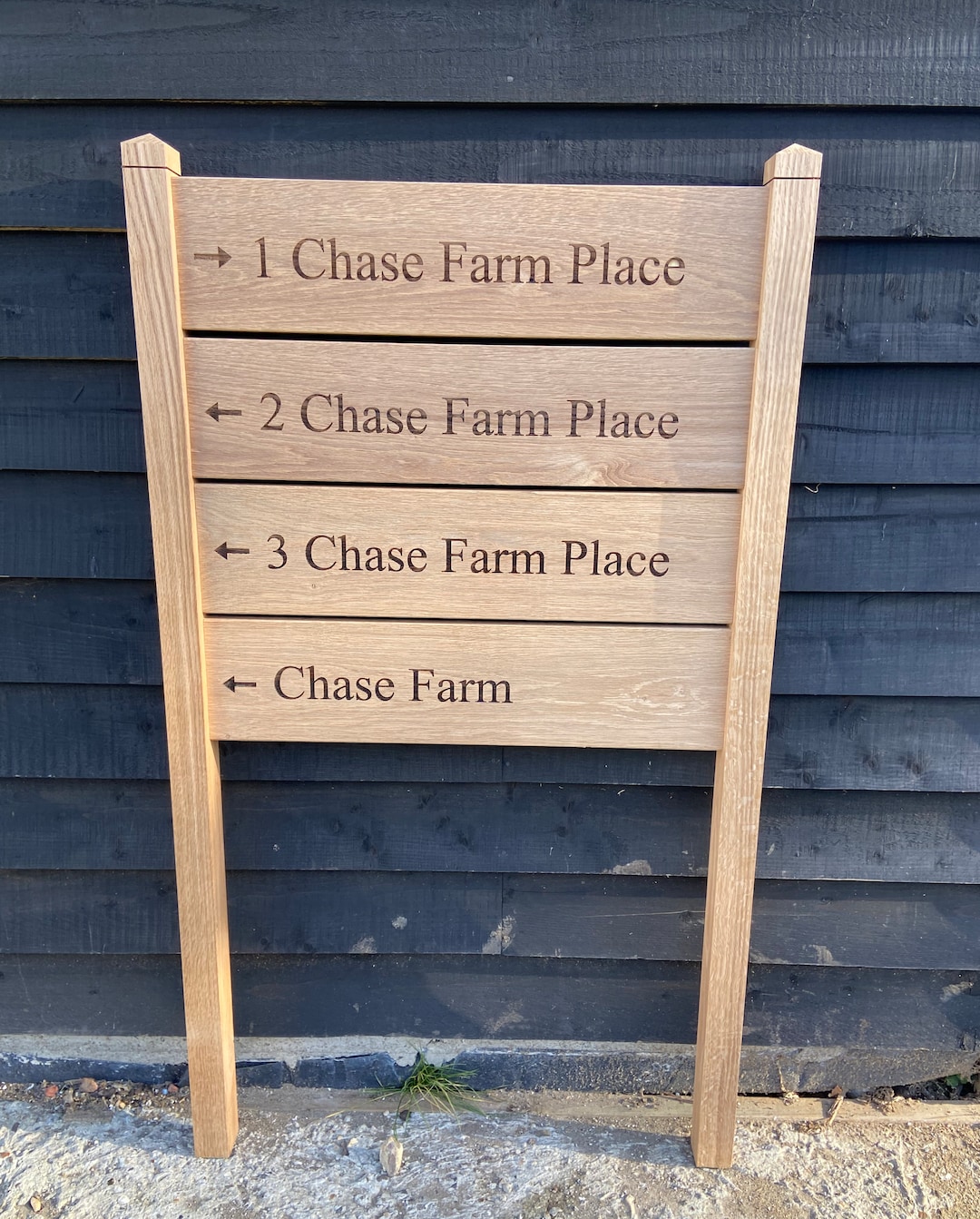 Farm / Lane Entrance Directional Custom Personalised Sign Board, Post ...