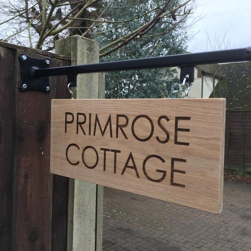 Hanging Name Sign - Etsy