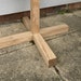 Cross Section Solid Oak Base - Add to a Solid Oak Post Sign to Create a ...