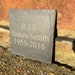 Personalised in Loving Memory Formal Design Slate Marker Garden ...