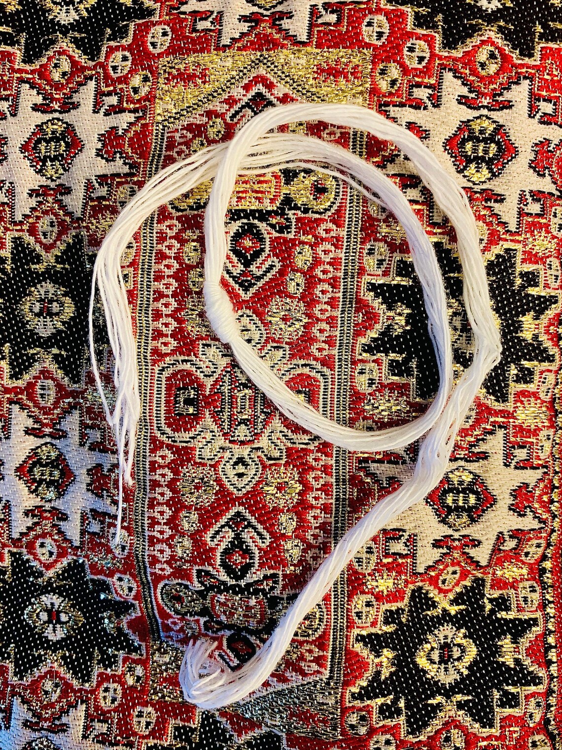 3 White String Buddhist Sacred Threads Sai Sin Blessing | Etsy