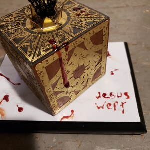 Hellraiser Bloody Lament Configuration Puzzle Box With Chains and Hooks ...