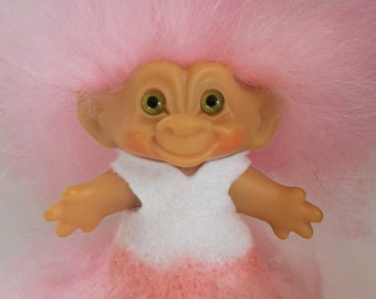 Modern Trolls Girl Thank You Card Minimalist Poppy Troll - Etsy