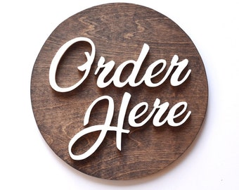 Order Here Sign | Etsy