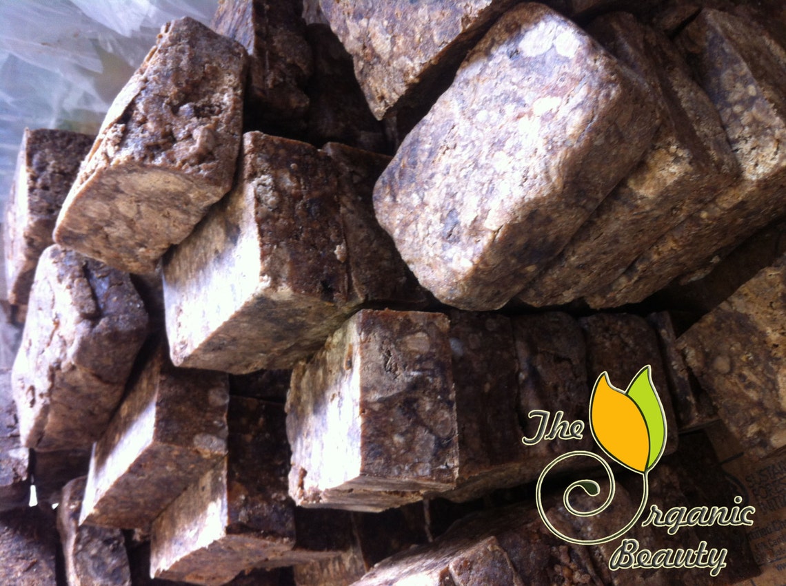 8 Oz - 1/2 Lb Fresh Pure Raw African Black Soap From Ghana All Natural ...