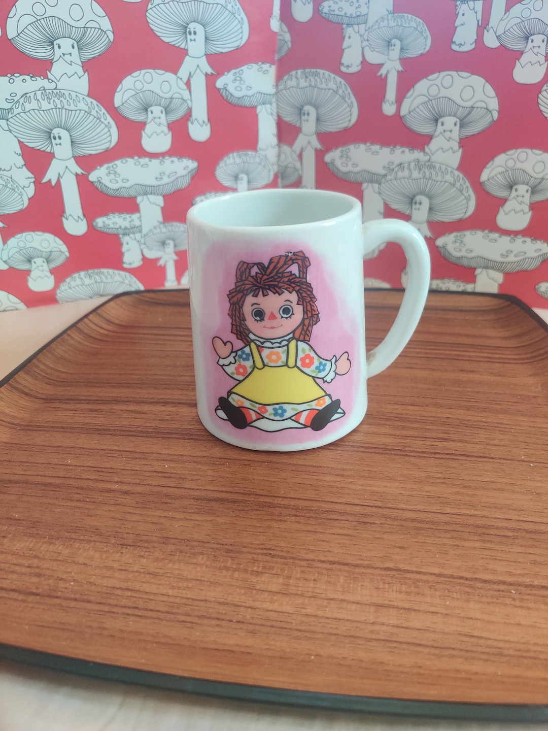 Raggedy Ann Mug Music Box Japan 1970s - Etsy