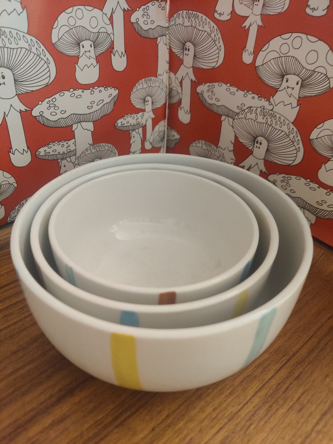 Vintage MCM De Sphinx PARAFEU Holland Ceramic Multicolor Stripe Mixing ...