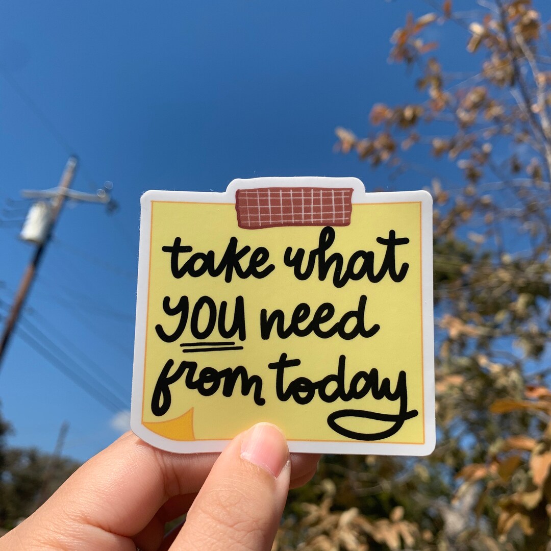 Note to Self Sticker Post It Note Sticker Self Love - Etsy