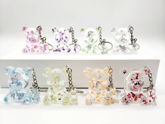 Custom Resin Butterfly Bear With Small Gummy Bear/personalized - Etsy