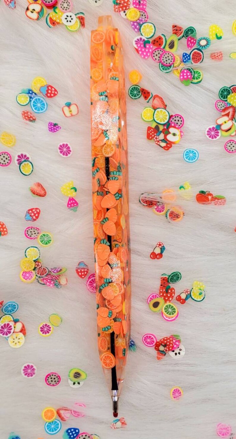 Personalized Resin Fruit Pens/fruit Resin Ballpoint Pens/ - Etsy