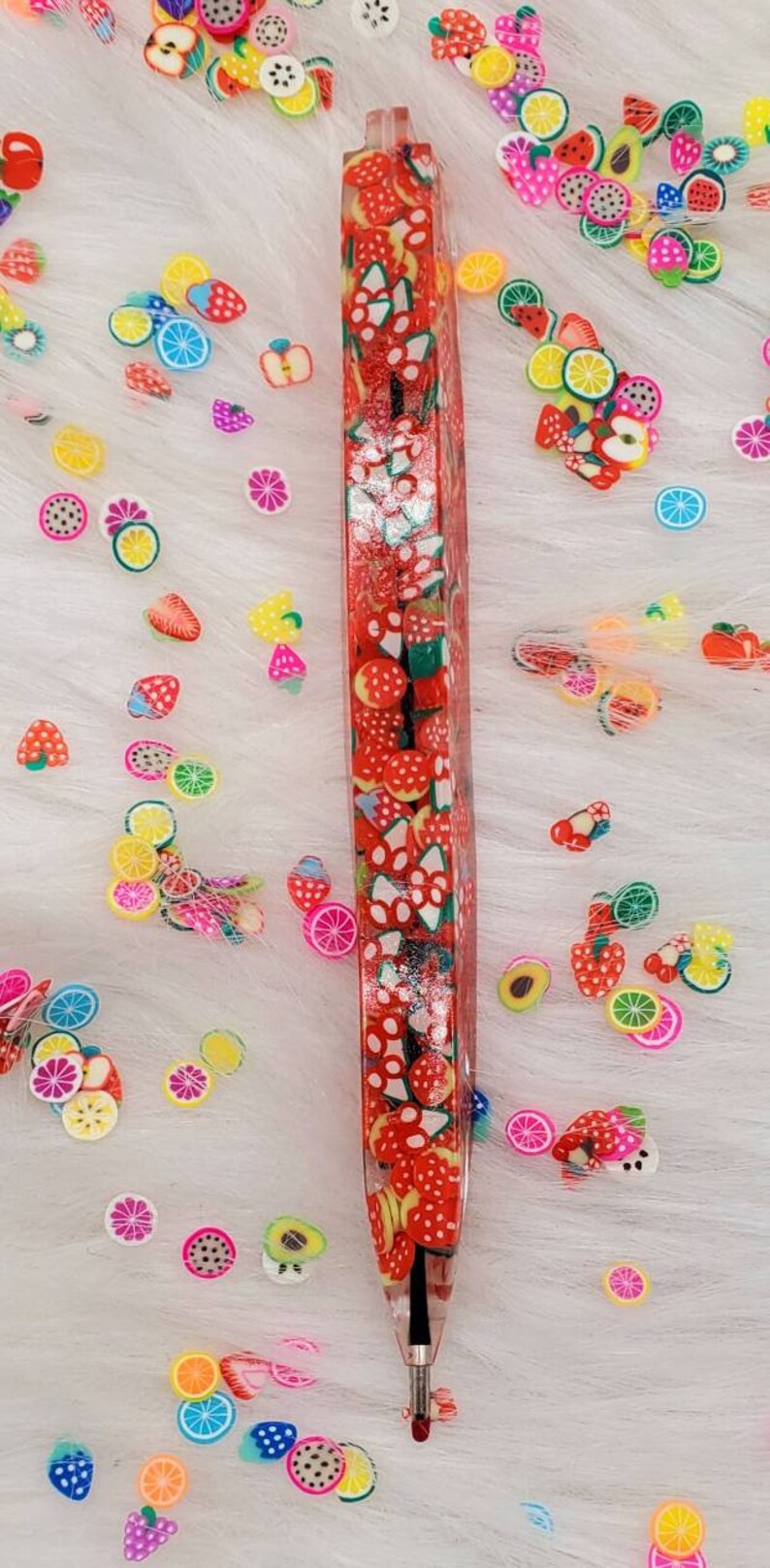 Personalized Resin Fruit Pens/fruit Resin Ballpoint Pens/ - Etsy