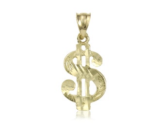 Dollar sign necklace | Etsy