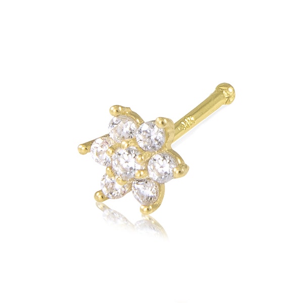 Solid Gold Nose Ring - Etsy