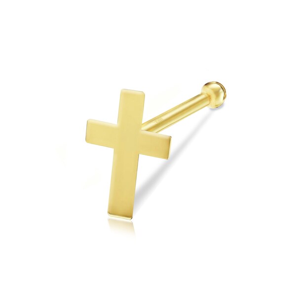 Cross Nose Ring - Etsy