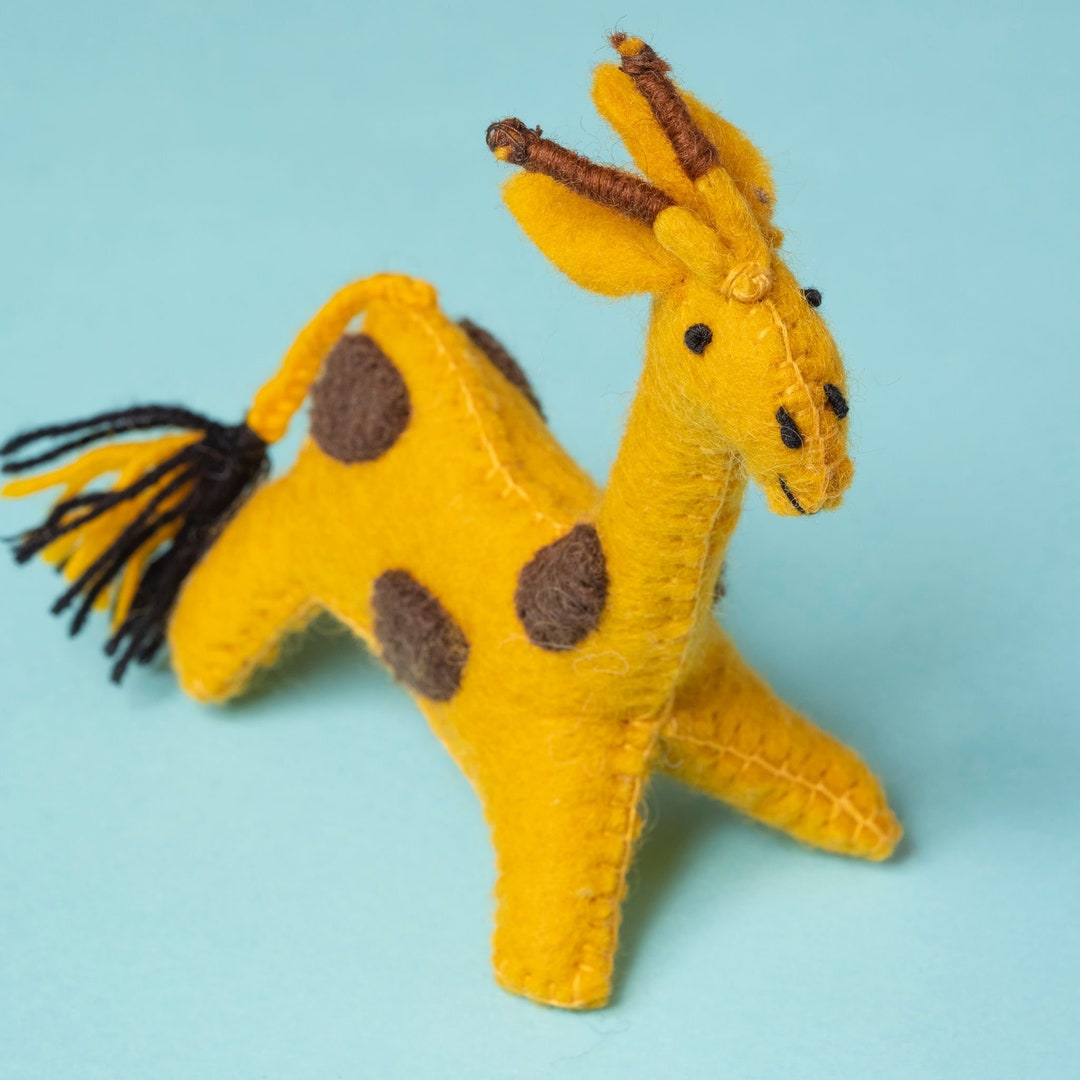 Felt Safari Giraffe Waldorf Schools Dimensional - Etsy