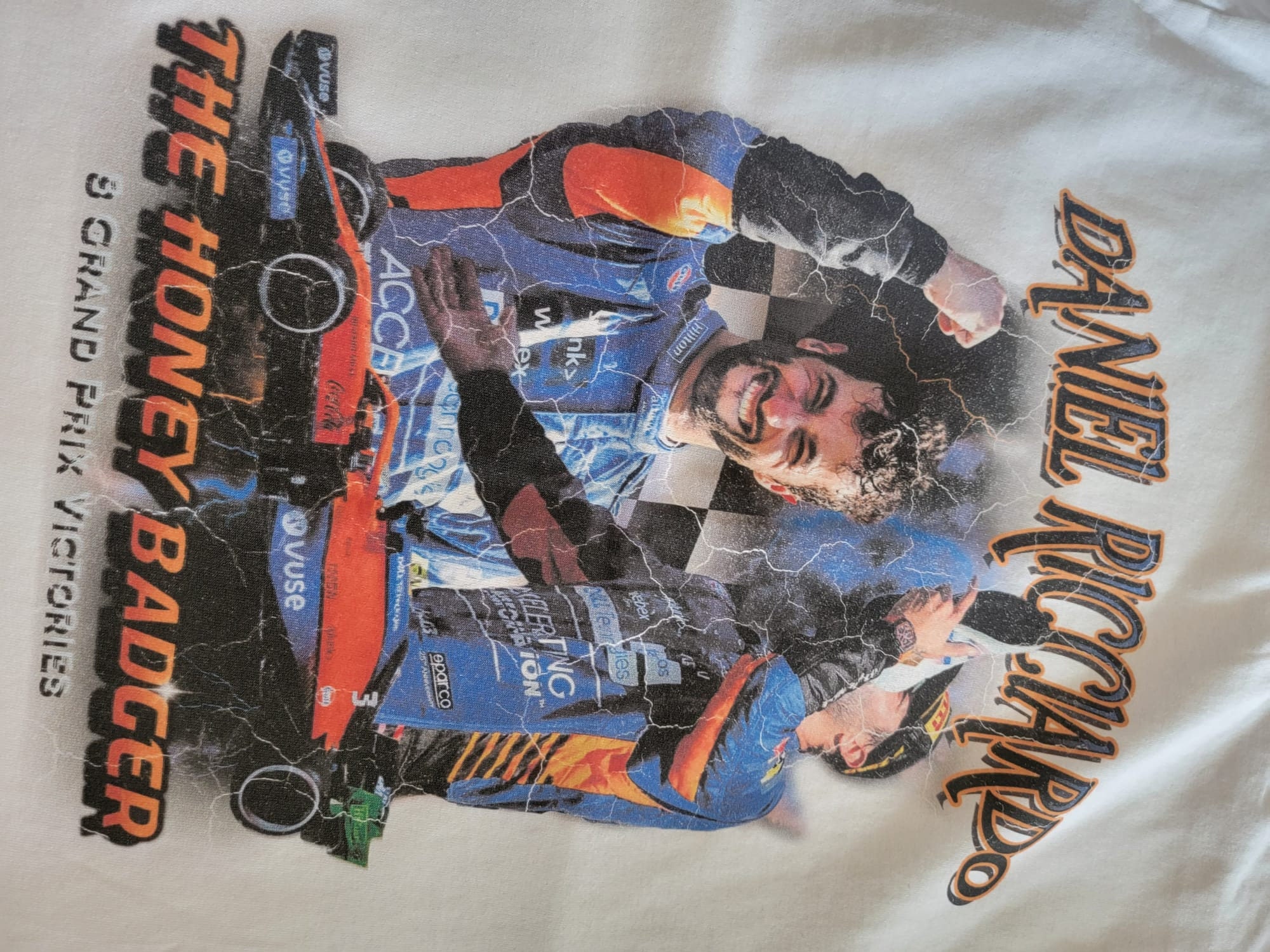 Daniel Ricciardo Danny Ricc the Honey Badger Shoey Vintage Long Sleeve ...