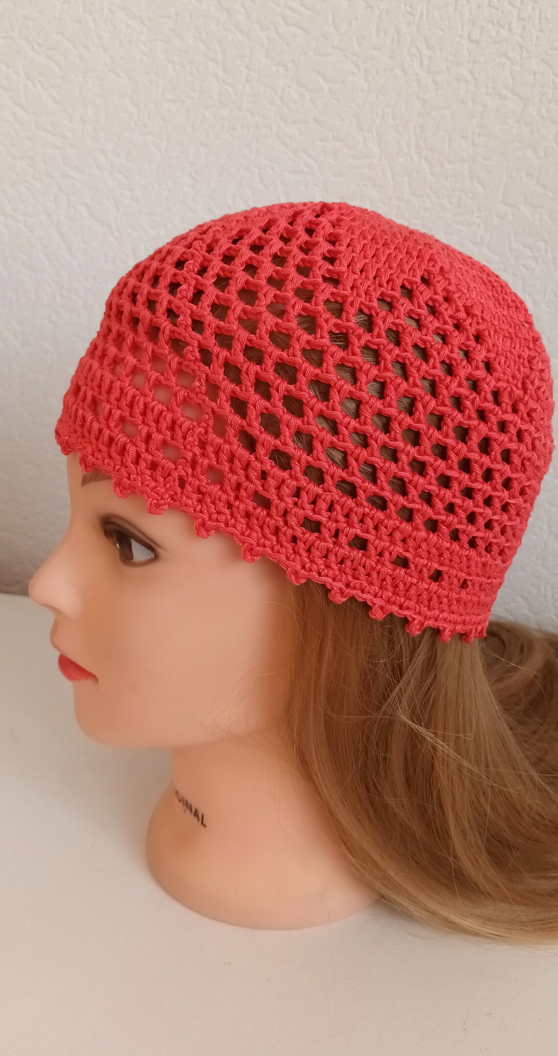 Women's Crochet Summer Boho Girls Summer Hat Red Summer - Etsy