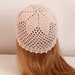 Women's Crochet Summer Boho Girls Summer Hat Beige Summer Skull Hat 100 ...