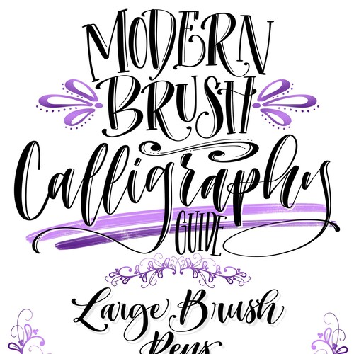 Small Brush Pen Modern Calligraphy 2021 Edition Digital Guide - Etsy