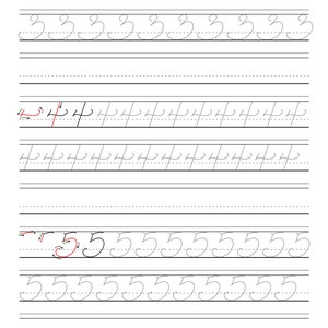 Cursive Writing Guide - Capitals, Lowercase, Top 100 Most Used Words ...