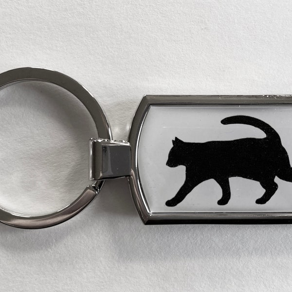 Cat Key Ring - Etsy UK