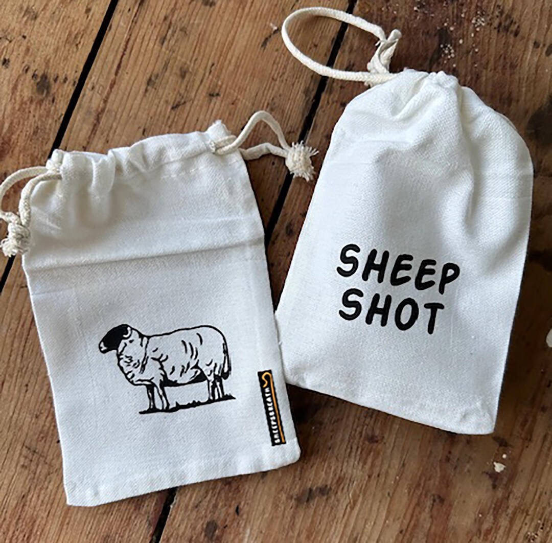 Shot Glass With Etched Sheep in Gift Bag, Present for Sheep Farmers ...