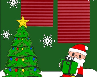 Merry Christmas (december)option - 12X12 DIY Scrapbook Layout or ...