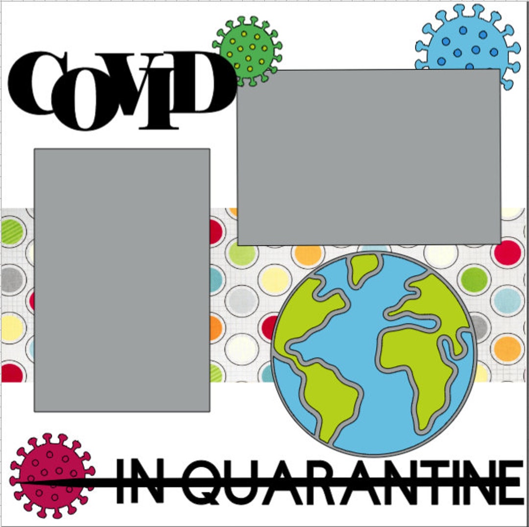 Covid- 12X12 DIY or Premade Scrapbook Kit - Etsy