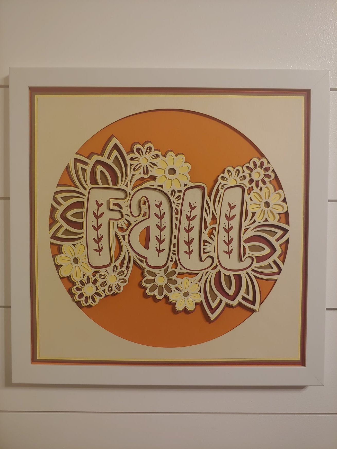 3D Fall Layered Picture - Etsy