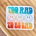 Too Rad to Be Sad Sticker Hydroflask Sticker Laptop Sticker - Etsy